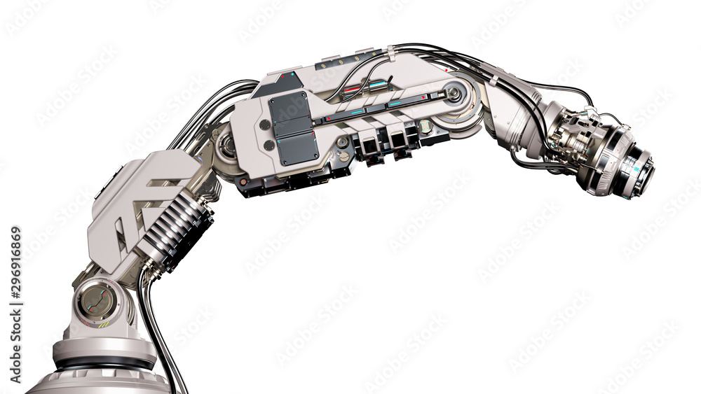 Robotic arm, mechanical hand or Industrial robot manipulator ...