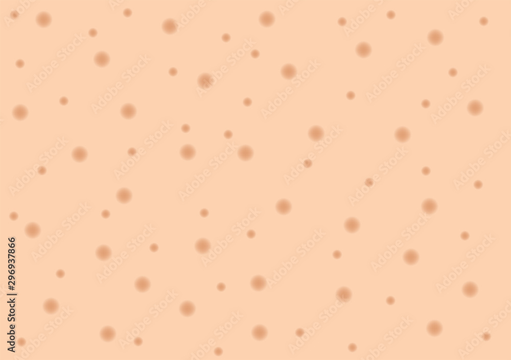 big and small pore and skin vector / texture anatomy Stock Vector ...