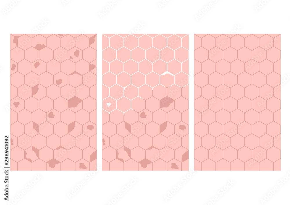 lotion make skin better vector / dry and damaged skin concept Stock ...