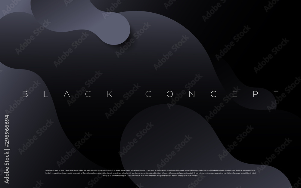 Minimalist black premium abstract background with luxury dark geometric ...