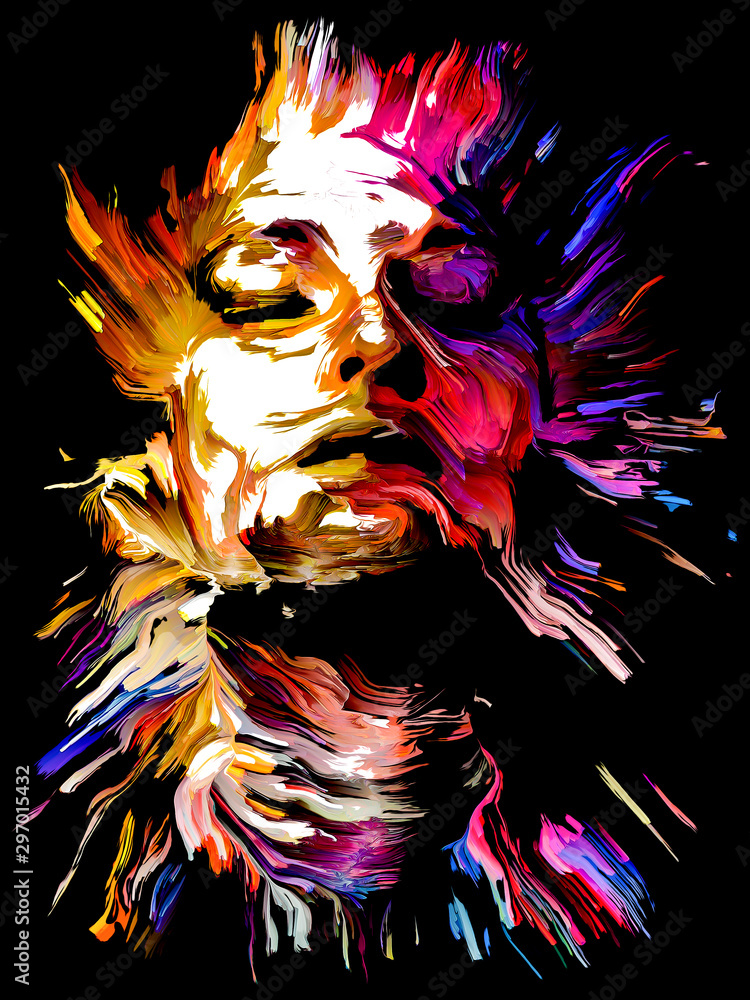 Splatter Paint Portraits