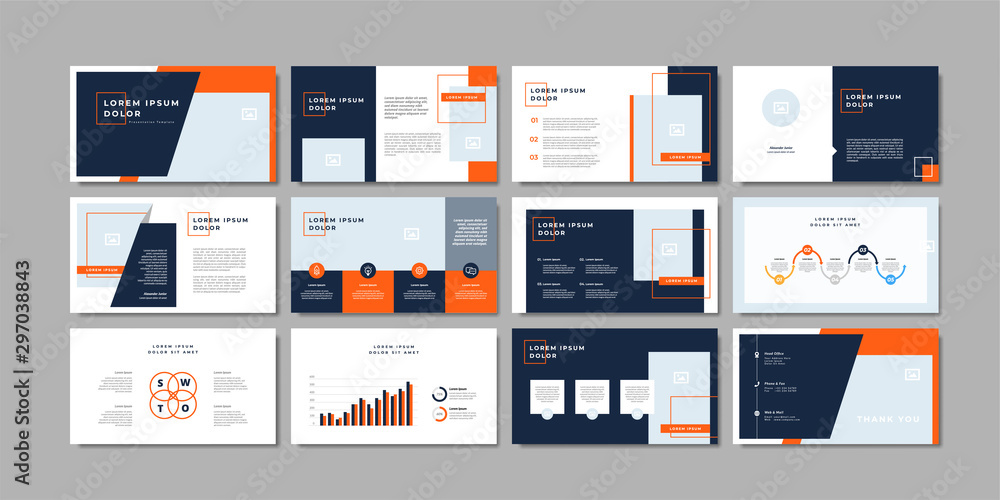 Business Minimal Slides Presentation Background Template Business 