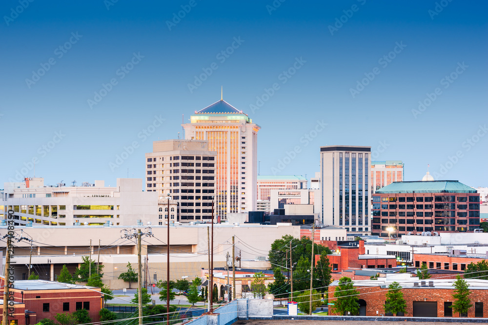 Montgomery, Alabama, USA downtown skyline Stock Photo | Adobe Stock