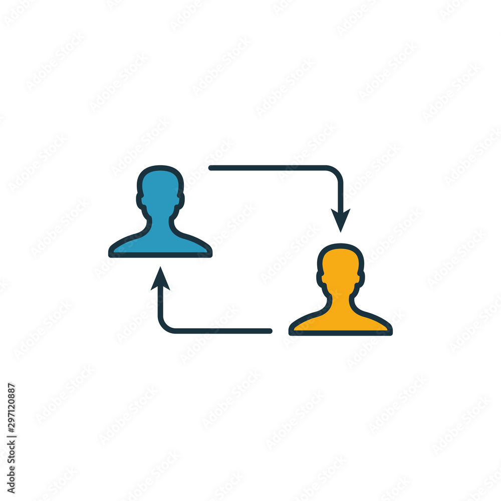 Peer To Peer icon set. Four elements in diferent styles from crypto ...