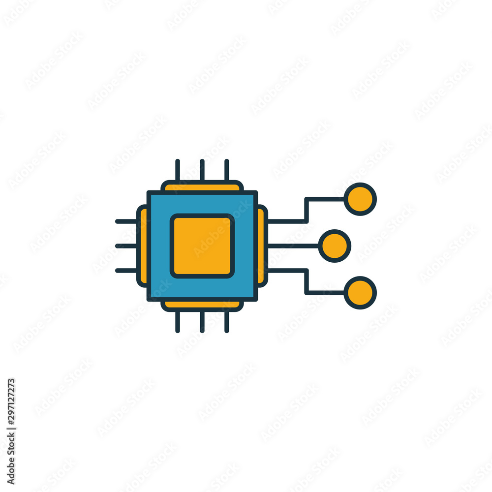 Embedded System icon set. Four elements in diferent styles from ...