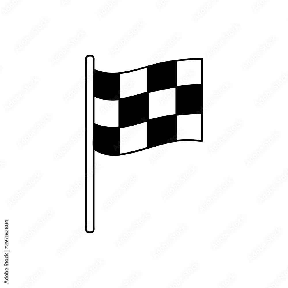 Finish Line Flag Icon