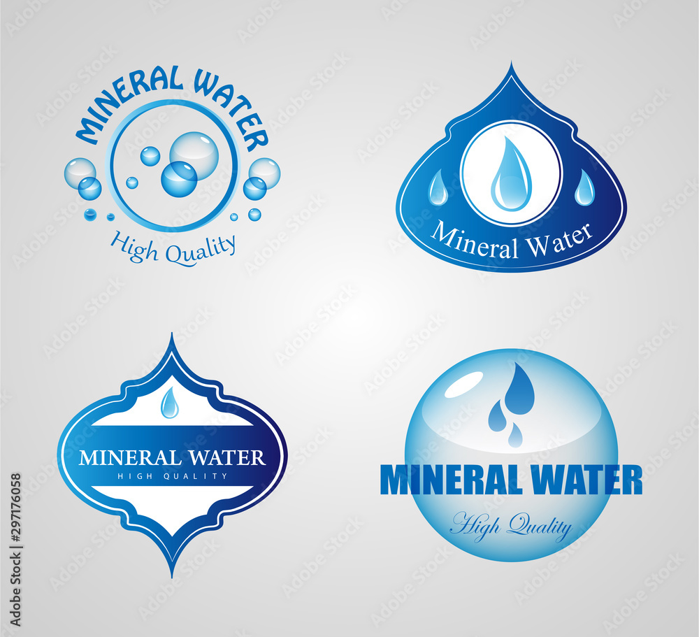 Bottled Mineral Water Logos