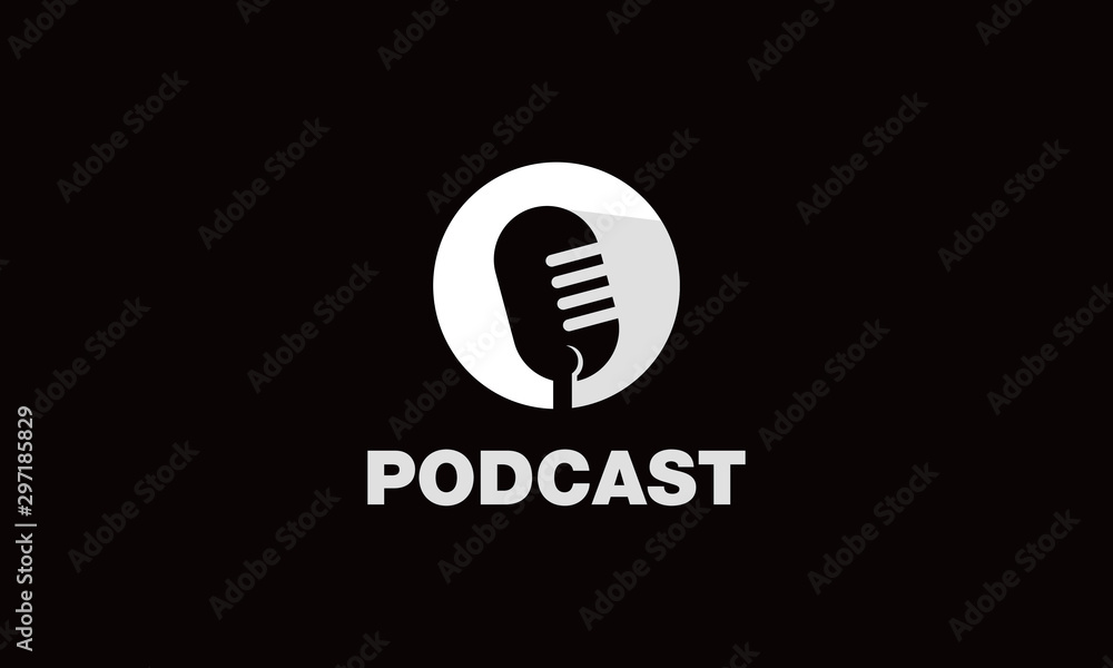 podcast logo design inspiration - Vector Stock Vector | Adobe Stock