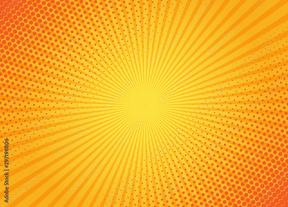 Retro cartoon background layout template. Typical comic book page mock ...