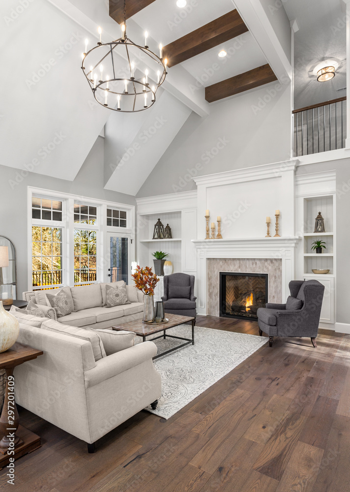 Vaulted Ceiling Fireplace Images | Shelly Lighting