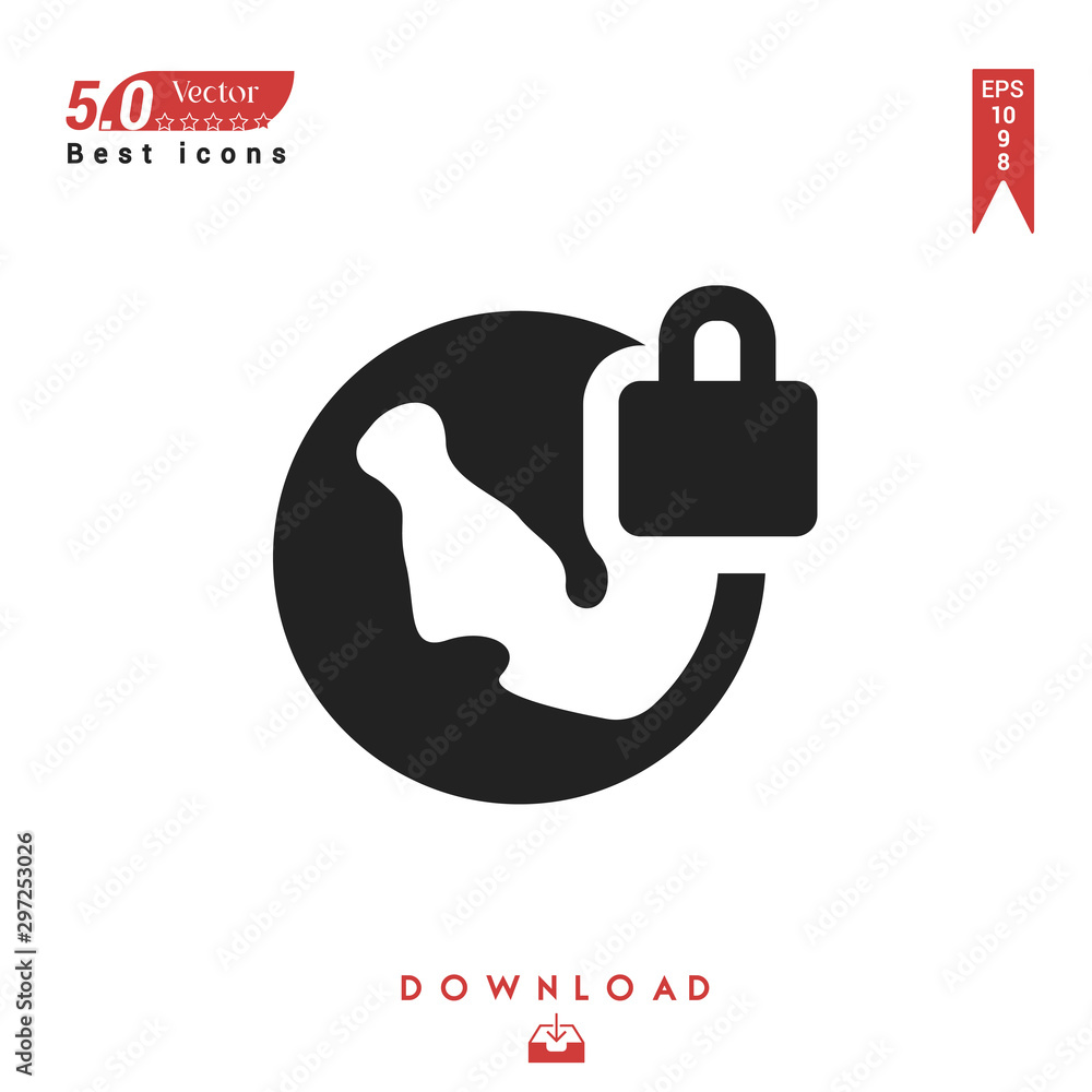 black virtual-private-network-vpn icon vector isolated on white ...
