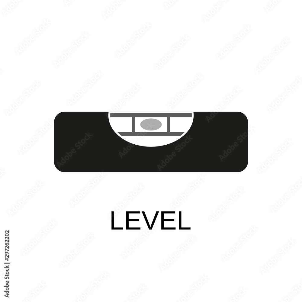 Bubble level icon. Building level concept symbol design. Stock - Vector ...