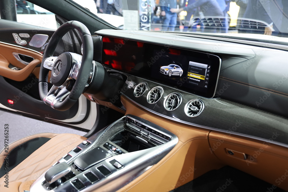 Mercedes Benz - AMG - GT 63 S 4Matic Coupe - Interior detail view with ...