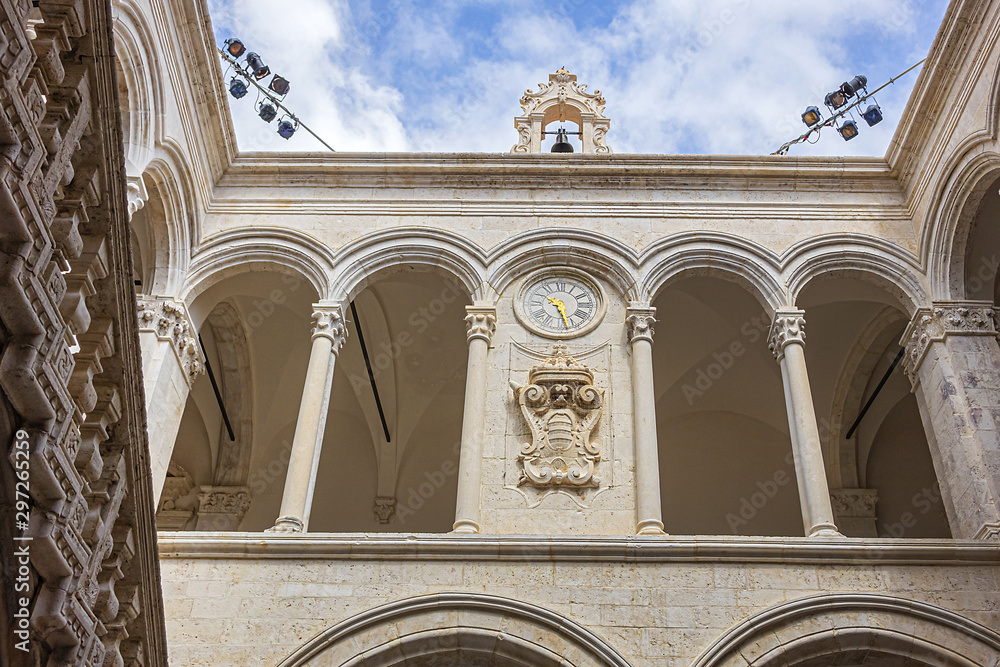 Architectural fragments of Sponza Palace - Magnificent 16th century ...