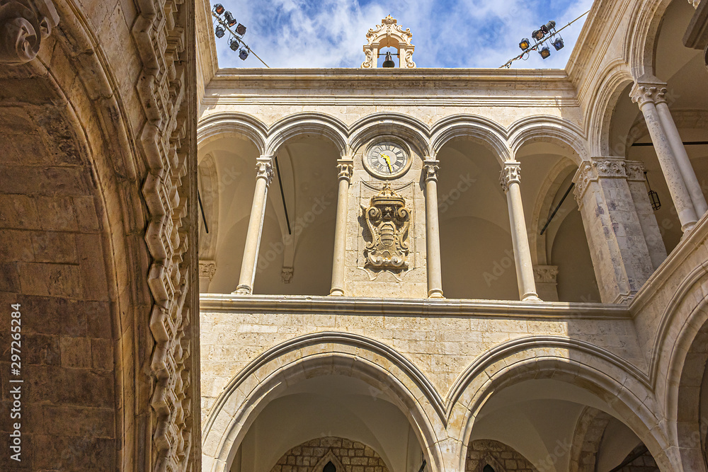 Architectural fragments of Sponza Palace - Magnificent 16th century ...