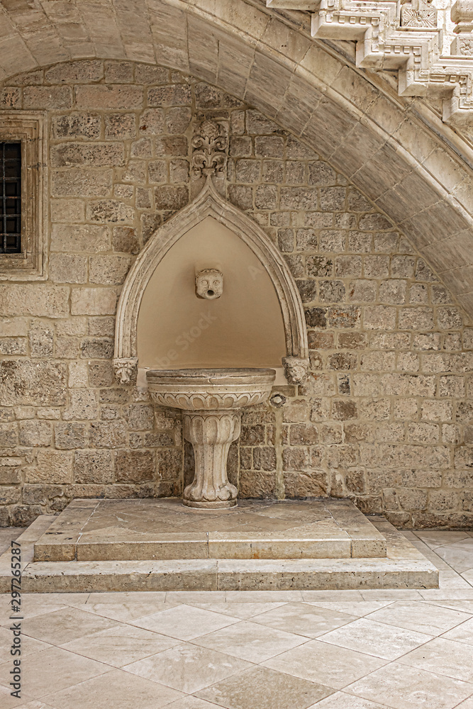 Architectural fragments of Sponza Palace - Magnificent 16th century ...