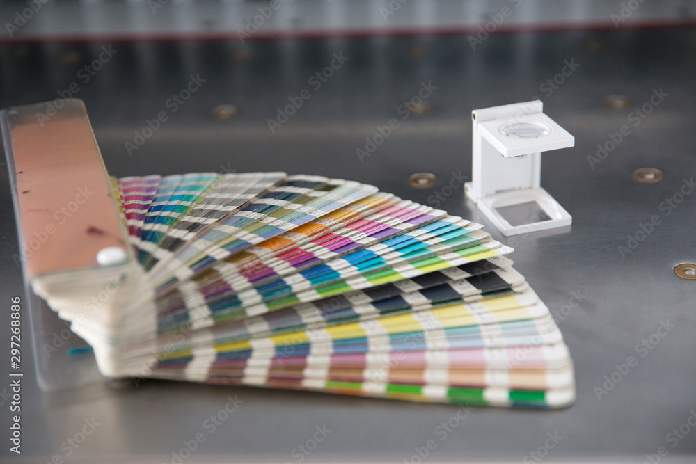 sample colors catalogue pantone or colour swatches book Stock Photo ...