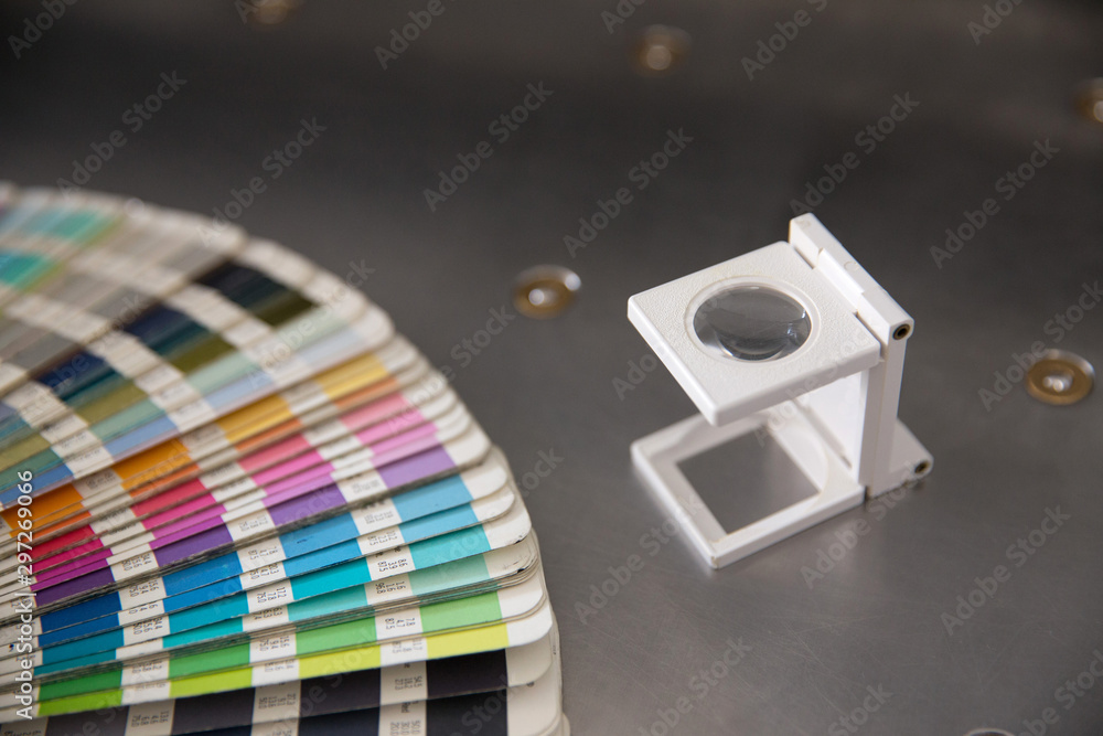 sample colors catalogue pantone or colour swatches book foto de Stock ...