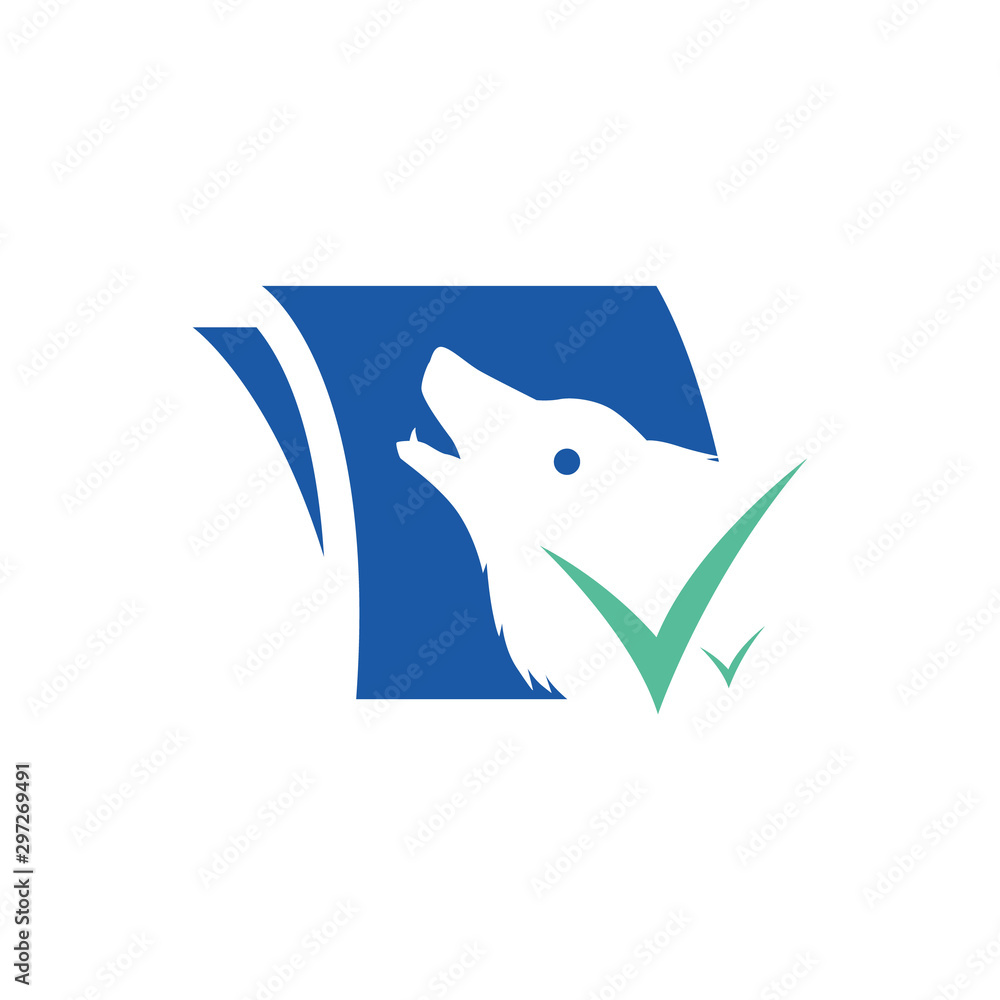 Strong Wolf Logo Design Vector Template Fully editable vector ...
