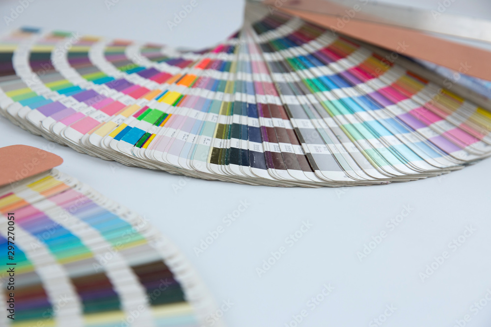Sample colors catalogue pantone or colour swatches book Stock Photo ...