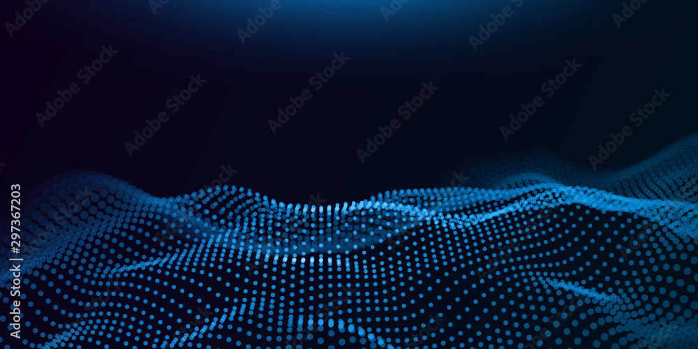 Digital technology background. Abstract connections. Futuristic sci-fi ...