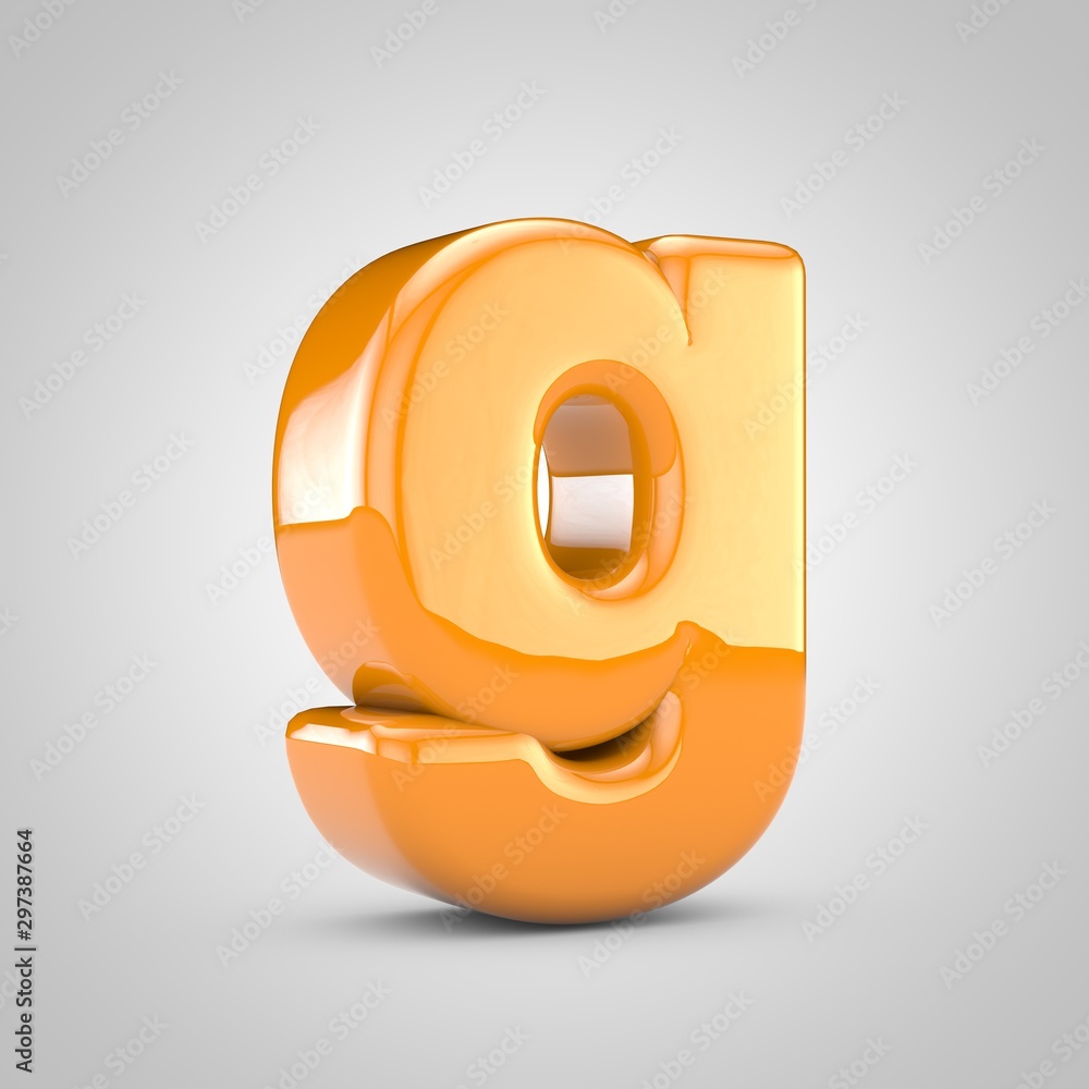 3d Letter Lowercase G