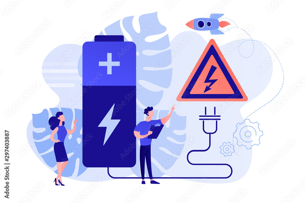 Engineers make recharging battery safe with plug and high voltage ...