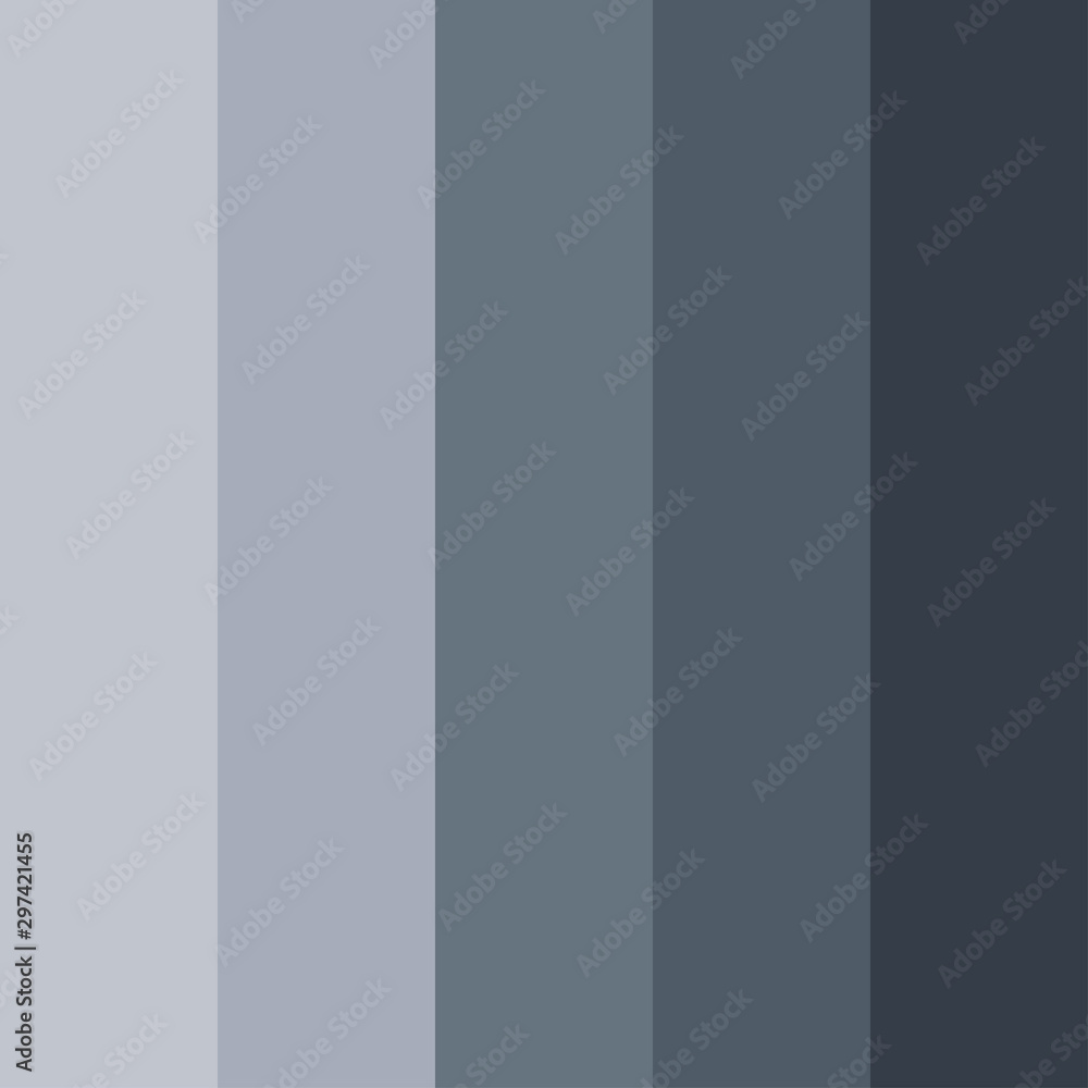 Gray color palette vector illustration Stock Vector | Adobe Stock
