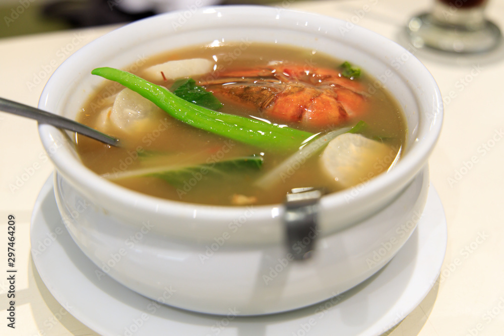 Popular filipino food sinigang na hipon Stock Photo | Adobe Stock