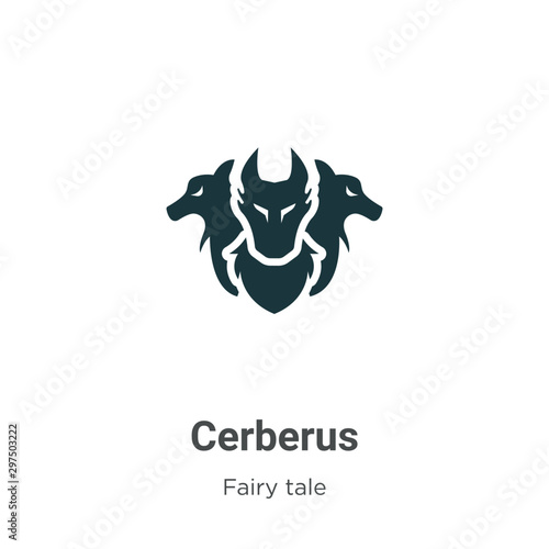 Cerberus vector icon on white background. Flat vector cerberus icon ... Cerberus vector icon on white background. Flat vector cerberus icon ...