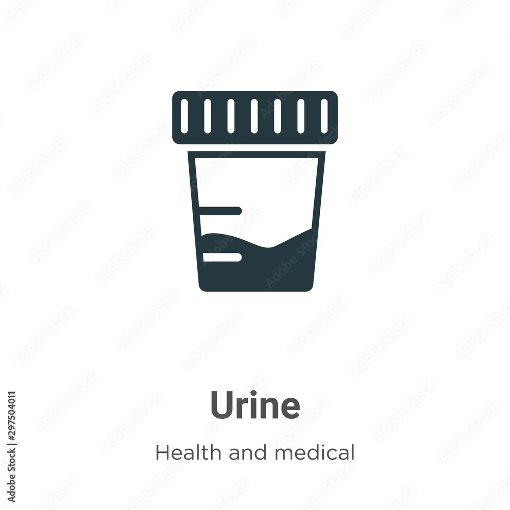 Urine vector icon on white background. Flat vector urine icon symbol ...