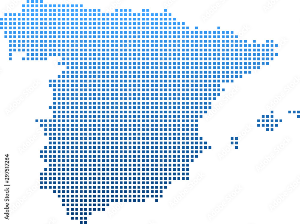 map of Spain Stock Vector | Adobe Stock