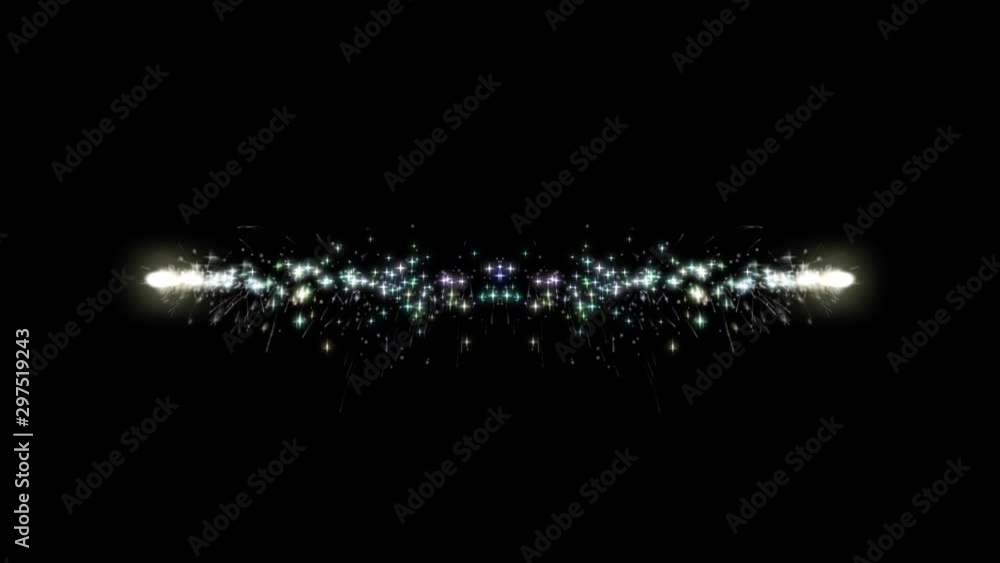 magic wisp bolt screen overlay colored particle loopable motion ...