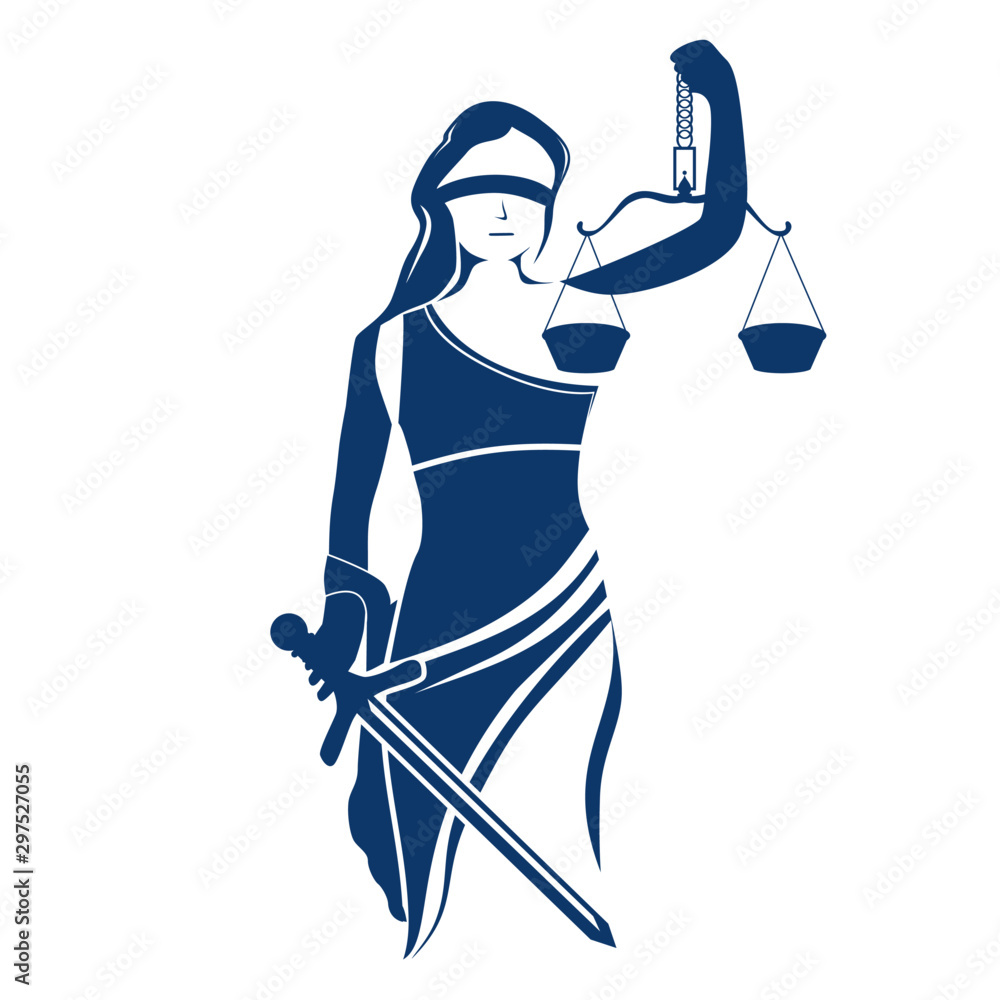 Lady Law Icon Vector, Lady law logo template Stock Vector | Adobe Stock