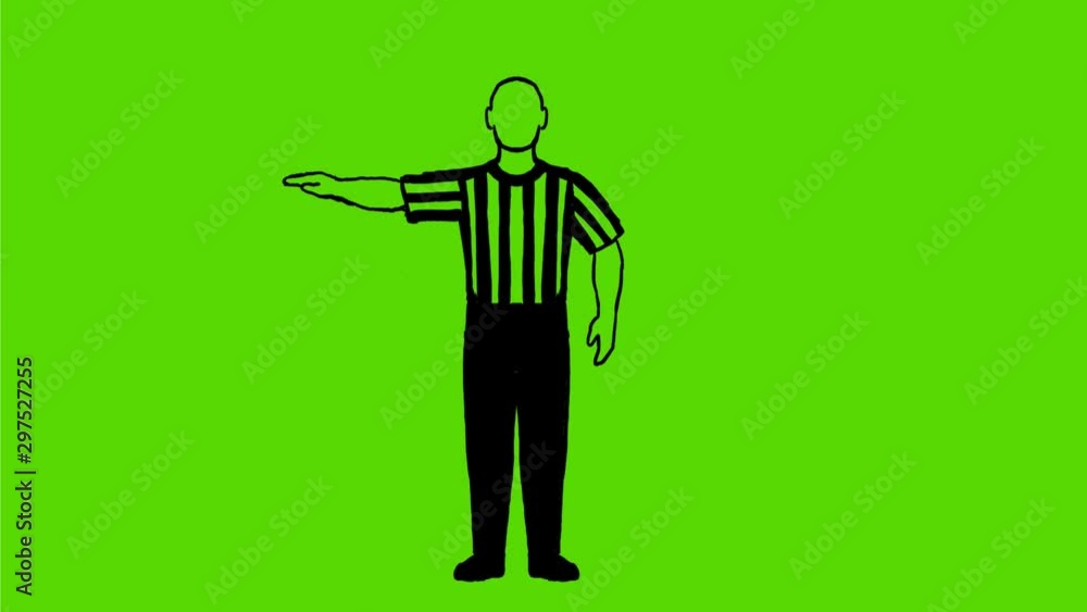 Basketball Referee Hand Signals 2D Animation Stock ビデオ | Adobe Stock