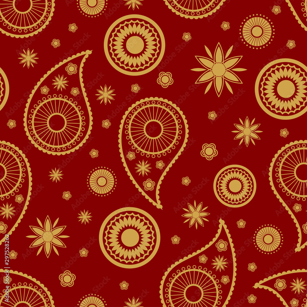 Indian Designs And Patterns Gold