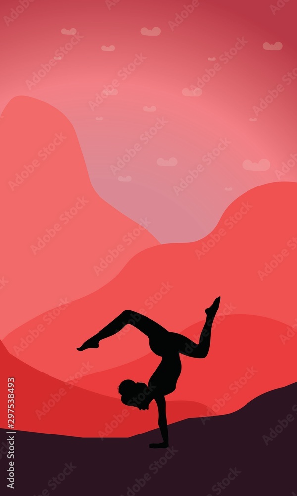 Scorpion Gymnastics Silhouette