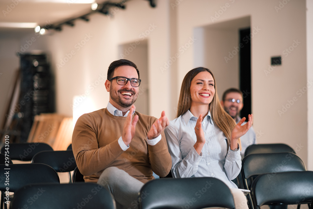 Audience Of Children Clapping