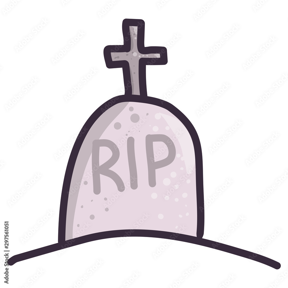 Rip Cross Gravestone