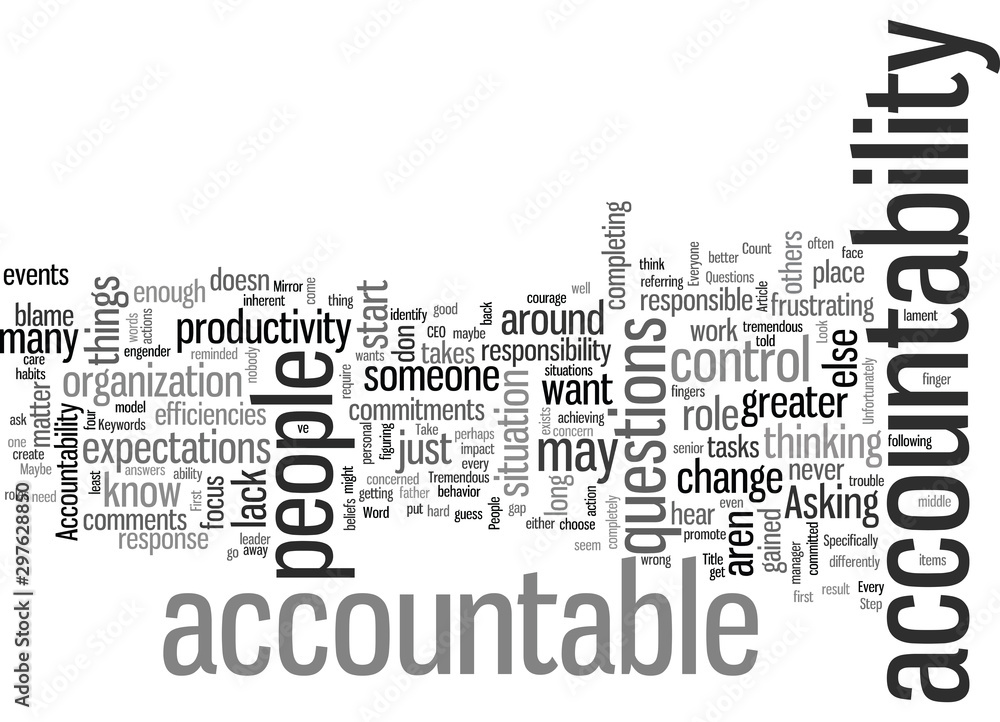 It s Your Move The First Step to Accountability Stock Vector | Adobe Stock