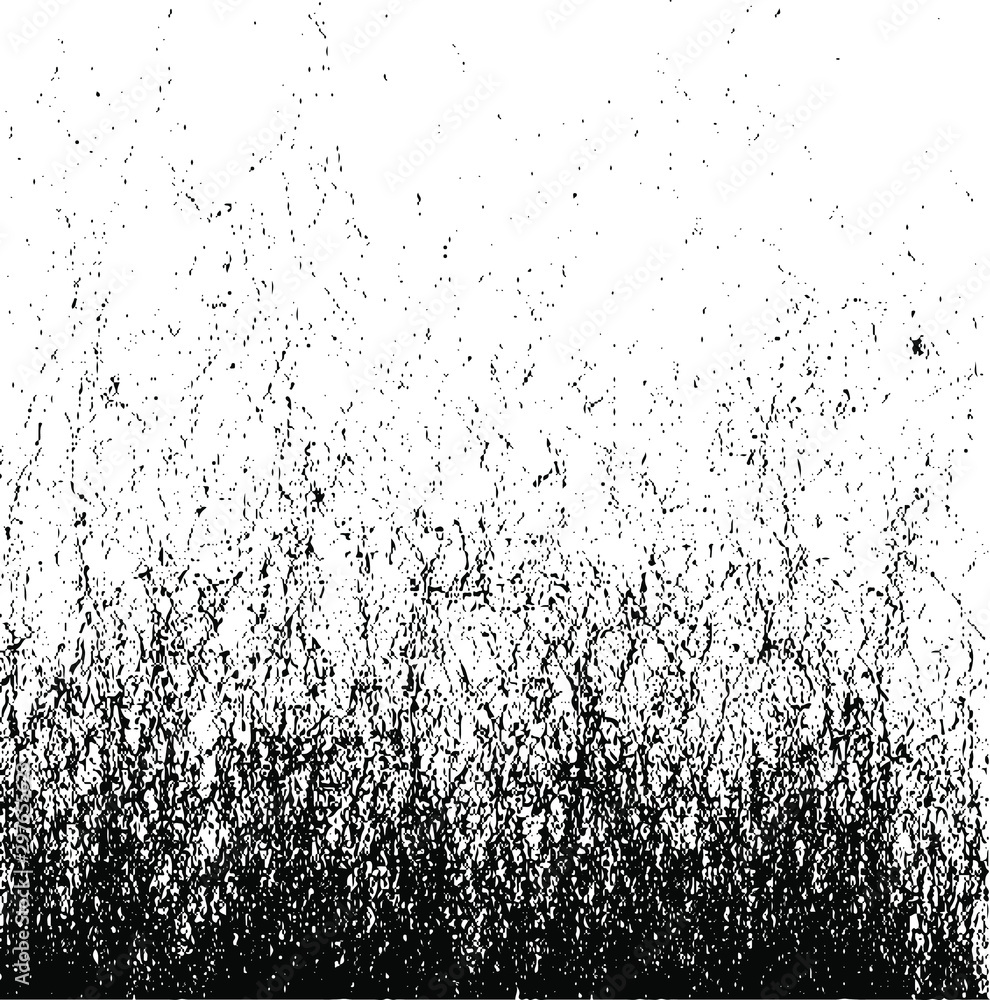 Dark and creepy grunge texture vector. Distressed black overlay texture ...