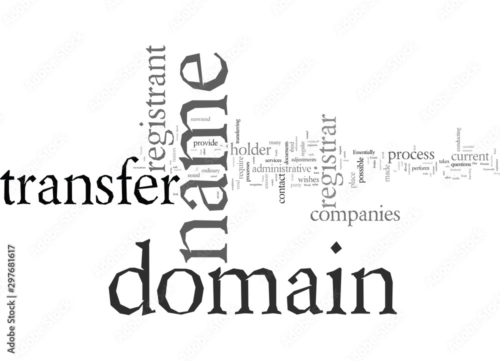 Domain Name Transfer What Is It And How To Do It Stock Vector | Adobe Stock