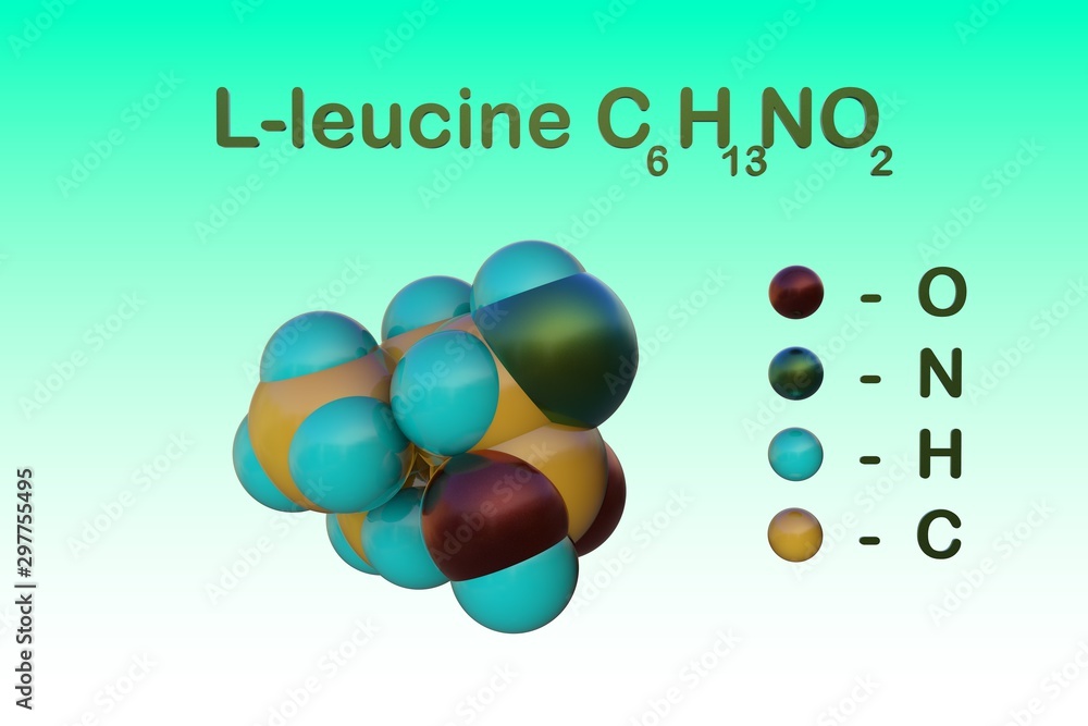 Structural chemical formula and space-filling molecular model of l ...
