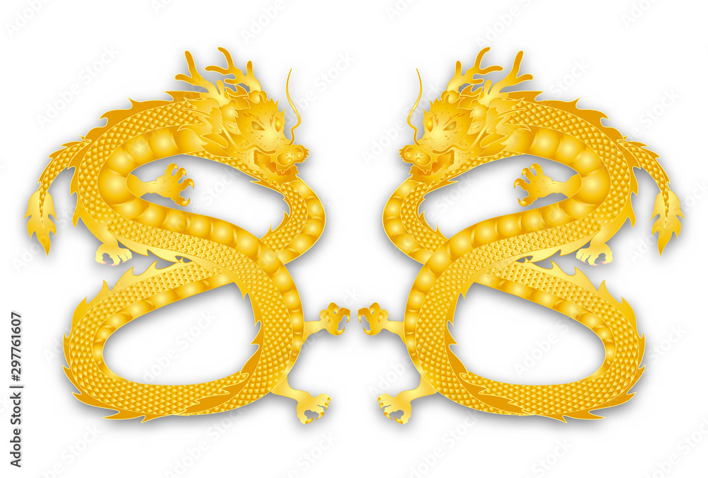 Chinese traditional template with chinese dragon number eighty eight on ...