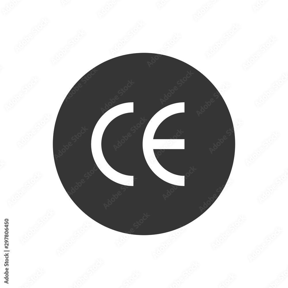 CE mark symbol. CE symbol icon. Stock Vector | Adobe Stock
