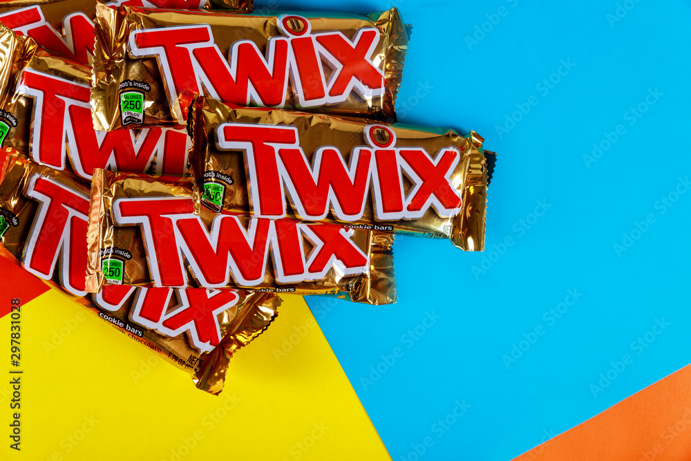 Twix is a chocolate bar made by Mars, Inc., with caramel and milk ...