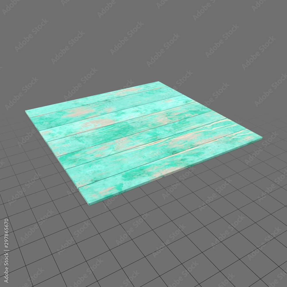 Wooden walkway Stock 3D asset | Adobe Stock