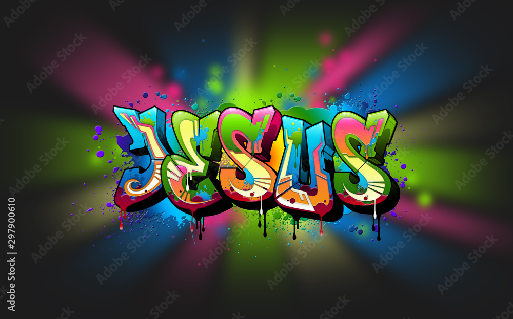 Jesus Graffiti | Uwalls.co.uk