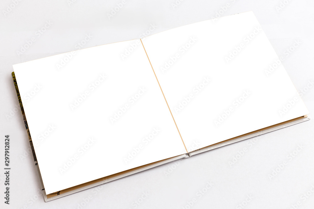 blank photo book white background, Stock Photo | Adobe Stock