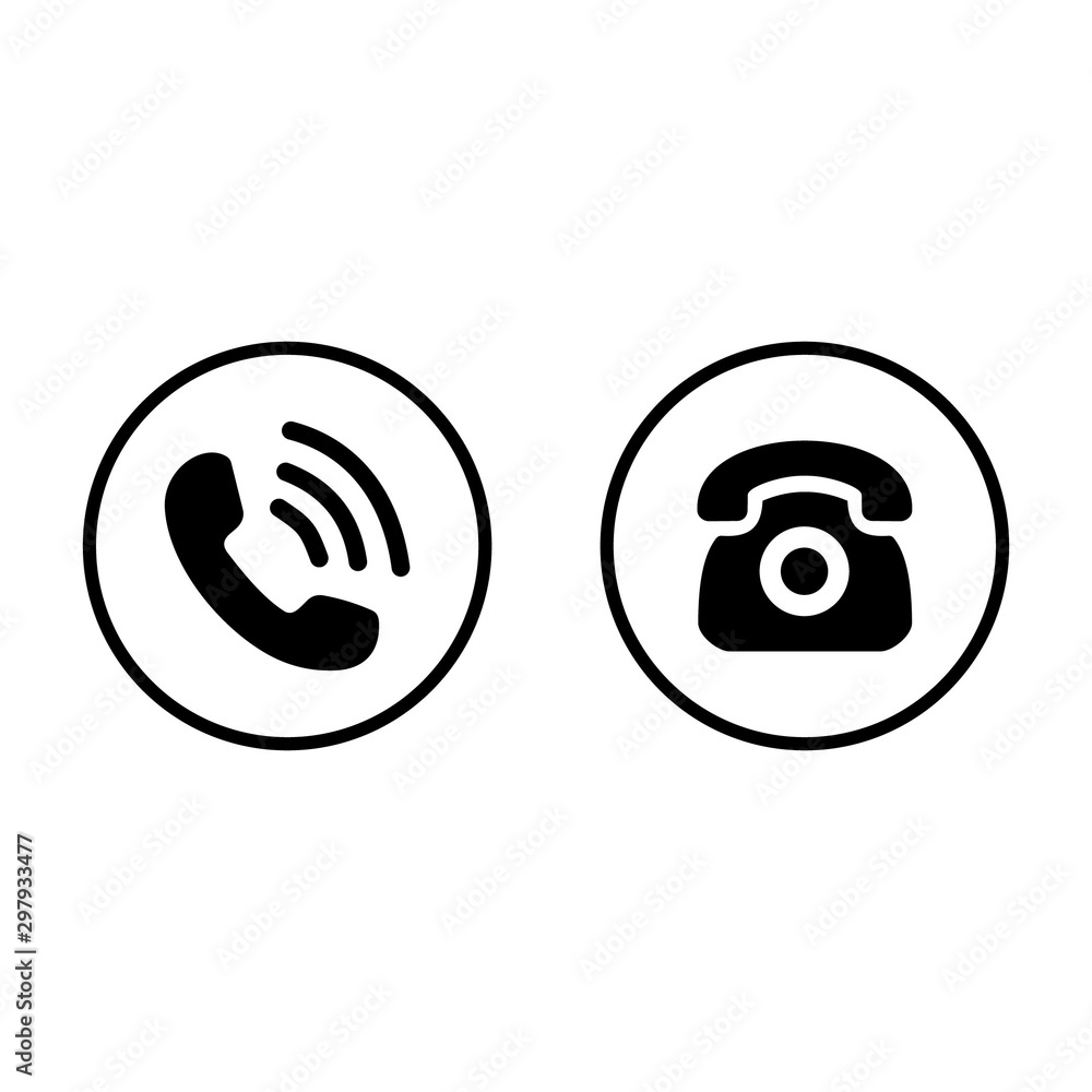 Phone icon. for your website design Stock Illustration | Adobe Stock